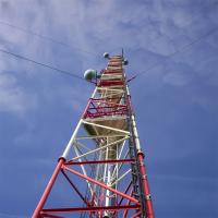 China 20M 20 Meter 30M 40 Meter 50M 3 Legs Guyed Wire Tower Tubular Galvanized Steel Antenna Guyed Communication Tower for sale
