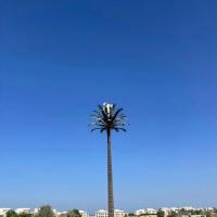 China Bionic Camouflaged Cell Towers GSM Antenna Steel Monopole Telecom Tower Galvanization for sale