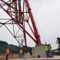 China 33KV To 110KV Power Transmission Tower Angle Iron Tower 30-180 km/h Wind Speed for sale