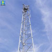 China Round Steel Communication Mobile Phone Self Supporting Lattice Tower Antenna Tubular Mast 3 Leg for sale