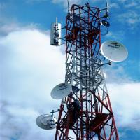 China Angle Lattice Steel Radio Antenna 4g Wireless Equipment Antenna Booster Cell Signal Mobile Telecommunication Tower for sale