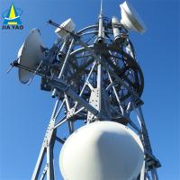 China Mast Pylon Angular Iron 3 Legged Telecommunication Angle Steel Tower 20 30 40 45 50 55 60 M for sale