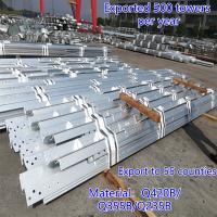China 3 Legs Angle Communication Tower Galvanized Steel 30m Anti Rust 5G Signal Outdoor Urban Coverage for sale