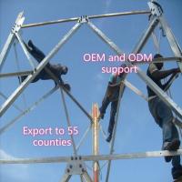 China 3 Legged Angular Steel Tower Communication Tower Q355 Steel 28m Mobile Network Wind Resistant Coastal Regions for sale