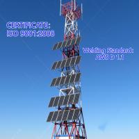 China Off Grid Install Solar Panel  Wind Mills Powered Bank Generator Products Hybrid Power System Set Up for Telecom Steel Tower for sale