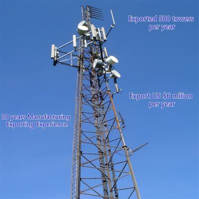China Corrosion Resistant Three Legged Steel Tower Suitable for Outdoor Installations and Heavy Load Bearing Applications for sale