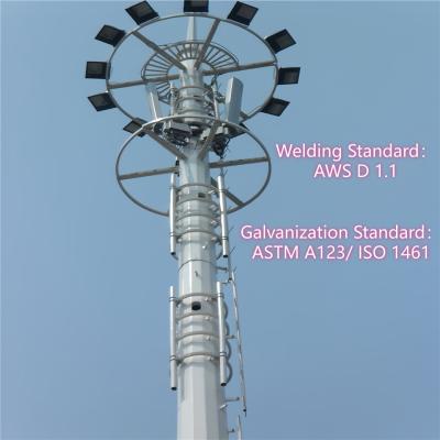 China Steel 20 Meter Factories Suppliers Monopole Telecommunication Gsm Communication Tower for sale