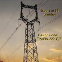 China Power Transmission Tower Galvanized Steel 35m High Voltage Electric Grid Urban Areas Stable for sale
