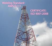China 3 Legged Angular Steel Tower Communication TowerCarbon Steel 35m WiFi Transmission Durable Suburban Zones for sale