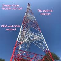 China 3 Legged Angular Steel Tower Communication TowerCarbon Steel 35m WiFi Transmission Durable Suburban Zones for sale