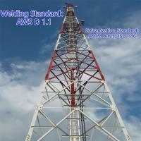 China 3 Legged Angular Steel Tower Communication TowerCarbon Steel 35m WiFi Transmission Durable Suburban Zones for sale