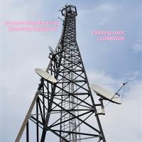 China 3 Legged Angular Steel Tower Communication TowerCarbon Steel 35m WiFi Transmission Durable Suburban Zones for sale