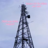 China 30m Self Supporting Lattice Tower For Communication GSM Tower Made Of Angle Steel for sale