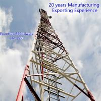 China 5 10 15 20 25 30 M Self Supporting Galvanized Angular Steel 3 Legged Tower for sale