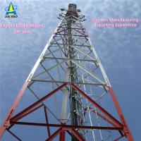 China 5 10 15 20 25 30 M Self Supporting Galvanized Angular Steel 3 Legged Tower 5-100M for sale