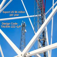 China 5 10 15 20 25 30 M Self Supporting Galvanized Angular Steel 3 Legged Tower 5-100M for sale