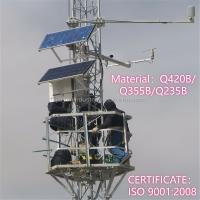 China Tubular Steel Microwave Guyed Communication Tower 20- 80M 3 Legged for sale