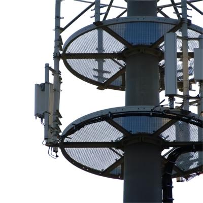 China 20 25 35 45 60M Monopole Telecom Tower Hot Dip Galvanized 5G 4G Microwave Wifi Cell Signal Antenna Mast for sale