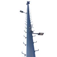 China 10M 30M 45M 60MCompact Hot Dip Galvanized Monopole Tower 5G Wifi Telecom Rooftop Communication Antenna for sale
