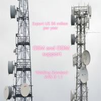 China 60M 3-Tube Customized 3 Leg Galvanized Steel Self Supporting Wifi Gsm Microwave Telecom Base Station Tower for sale