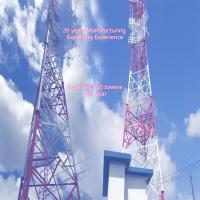 China 60M 3-Tube Customized 3 Leg Galvanized Steel Self Supporting Wifi Gsm Microwave Telecom Base Station Tower for sale