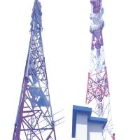 China 60M 3-Tube Customized 3 Leg Galvanized Steel Self Supporting Wifi Gsm Microwave Telecom Base Station Tower for sale