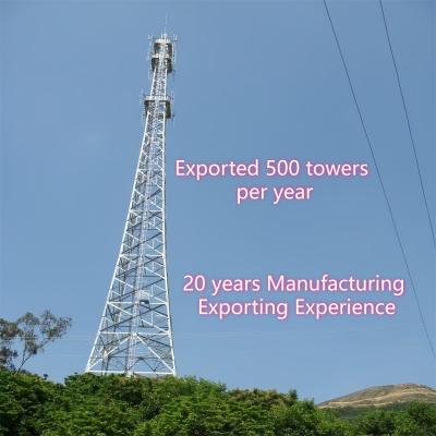 China 20 30 40M 3 Leg Tubular Steel Seamless Isp Internet 5G Wifi Bts Telecom Transmission Tower for sale
