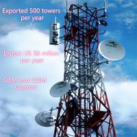 China 20 30 40M 4 Leg Angular Steel Lattice Durable 5G Wifi Cell Signal Booster Telecommunication Tower for sale