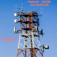 China 20 30 40M 4 Leg Angular Steel Lattice Durable 5G Wifi Cell Signal Booster Telecommunication Tower for sale
