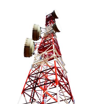 China 20 30 40M 4 Leg Angular Steel Lattice Durable 5G Wifi Cell Signal Booster Telecommunication Tower for sale