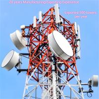 China 80M 4 Legged Angular Steel Lattice Self Supporting 5G 4G Wifi Microwave Telecom Cellular Antenna Tower for sale
