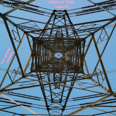 China Hot Dip Galvanized 4 Leg Angular Steel Free Standing Gsm Cdma Satellite Telecom Communication Tower for sale