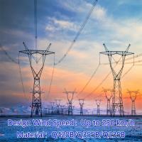 China High Voltage 220KV 500KV Galvanized Angle Steel Power Transmission Tower Suspension Utility Pole for sale