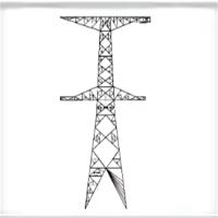 China Durable Galvanized Steel Power Transmission Tower 66KV 132KV Multi Circuit Electrical Grid Mast for sale