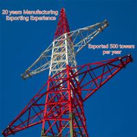 China Durable Galvanized Steel Power Transmission Tower 66KV 132KV Multi Circuit Electrical Grid Mast for sale