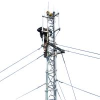 China 30M 55M 85M Guyed Wire 3 Leg Galvanized Lattice Steel 5G Wifi Isp Internet Microwave Telecommunication Signal Mast for sale