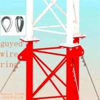 China 10 20 30 40 50 65m 3 Leg Guyed Wire Weather Resistant Galvanized Steel 4G 5G Microwave Wifi Telecom Transmission Tower for sale
