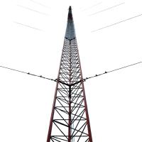 China 3 Leg Guyed Wire Durable Galvanized Steel 30 40 50 65m 4G 5G Wifi Satellite Radio Telecom Communication Tower for sale