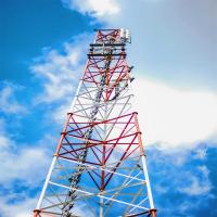 China 20 30 40M 3 Leg Tubular Steel Seamless Isp Internet 5G Wifi Bts Telecom Transmission Tower for sale