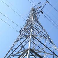 China 33KV 110KV Hot Dip Galvanized Lattice Steel Power Transmission Tower Double Circuit Electrical Grid Pole for sale