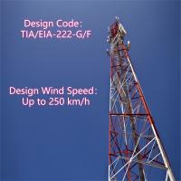 China Hot Dip 3-Leg Angular Steel Galvanized Steel 4G Signal Outdoor Urban Coverage Telecom Communication Tower for sale