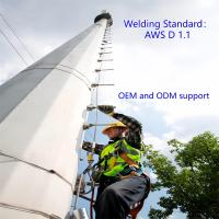 China Monopole Tower Telecom Steel Structure Hot Dip Galvanized Painted Design Code ANSI/TIA-222-G/H/F Wind Speed Up to 250 kmh for sale