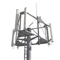 China Monopole Tower telecom tower constructed from mild and high tensile steel grades with EN 1991-1-4 & EN 1993-3-1 design code for performance for sale