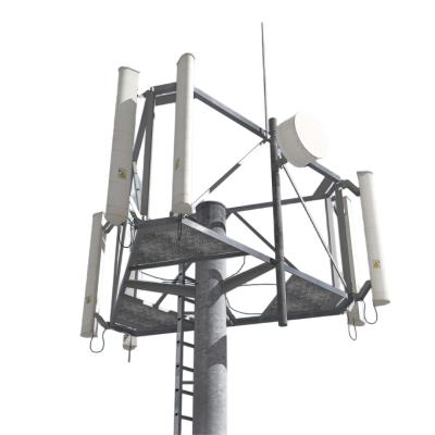China Monopole Tower telecom tower constructed from mild and high tensile steel grades with EN 1991-1-4 & EN 1993-3-1 design code for performance for sale