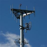 China Monopole Tower telecom tower constructed from mild and high tensile steel grades with EN 1991-1-4 & EN 1993-3-1 design code for performance for sale