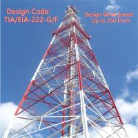 China Durable 4 Legged Angular Steel Tower with bolts nuts and washers conforming to ISO 898 and DIN 7990 standards for mechanical reliability for sale