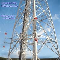 China Steel constructed 4 Legged Angular Steel Tower with bolts nuts and washers meeting DIN 7990 and ISO 6507 1 standards for secure and assembly for sale