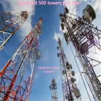 China 4 Legged Angular Steel Tower designed to meet ANSI TIA and EN standards offering support for telecom and power infrastructure projects for sale