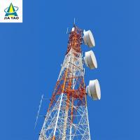 China 4 Legged Angular Steel Tower designed to meet ANSI TIA and EN standards offering support for telecom and power infrastructure projects for sale