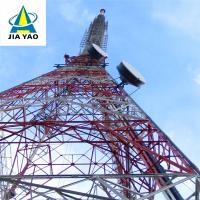 China 4 Legged Angular Steel Tower designed to meet ANSI TIA and EN standards offering support for telecom and power infrastructure projects for sale